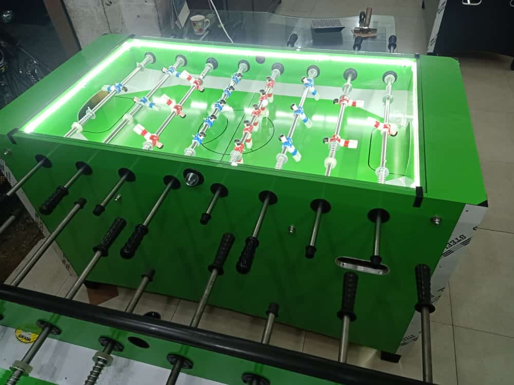 Foosball Table, Fuseball Table 4 Feet by 5 Feet - Long Sheet Full Cove